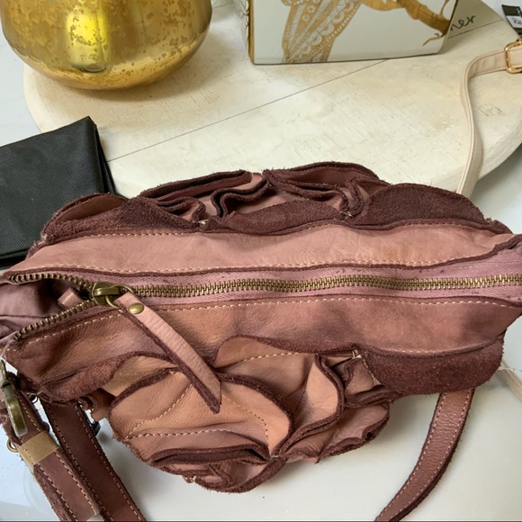 constanza Rota | Bags | Constanza Rota Italian Petal Pink Leather Bag ...